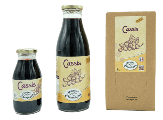 Boisson cassis* - Distillerie du Champsaur